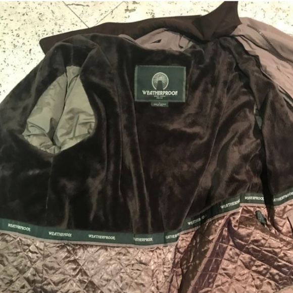 Weatherproof | Jackets & Coats | Weatherproof Tan Button Down Winter ...